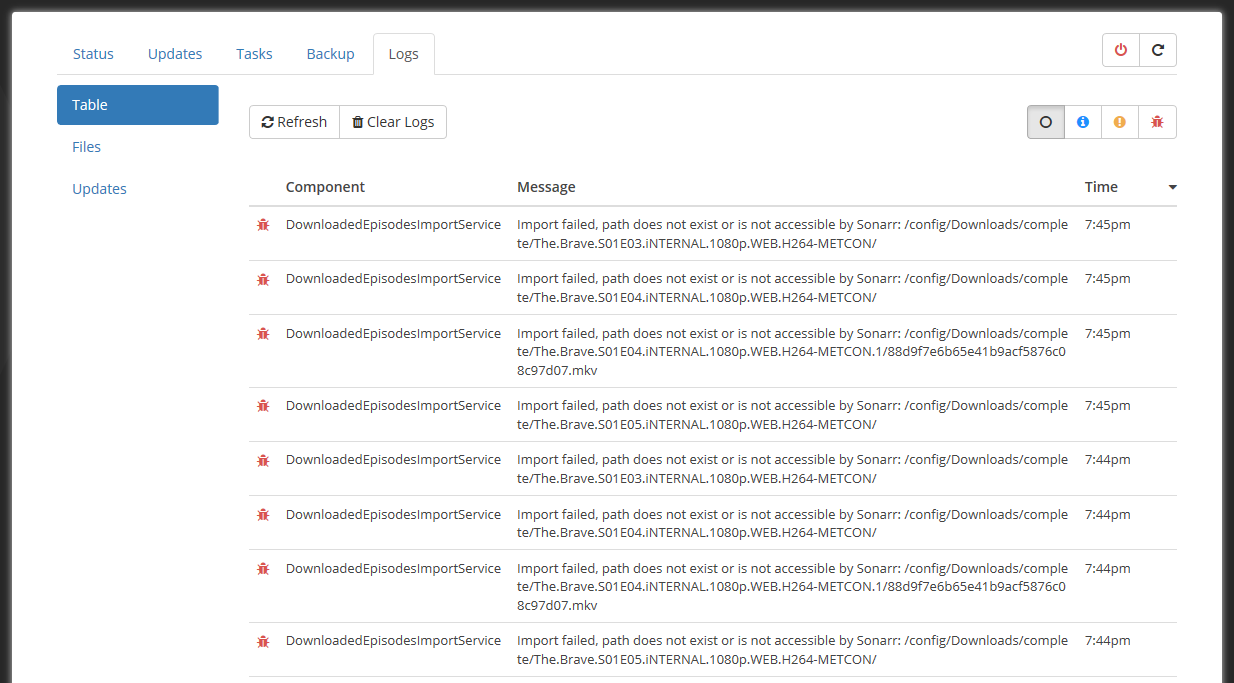Sonarr docker issue - General Support - Unraid